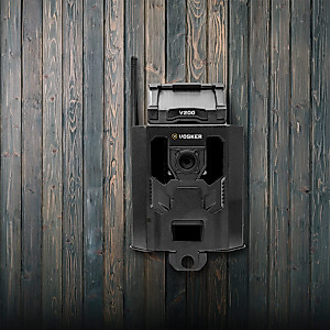 Vosker V100 and V200 Waterproof Outdoor Camera Security Box - Protective Heavy Duty Steel Case | Weather & Animal Resistant with Easy Accessible Panel (150)