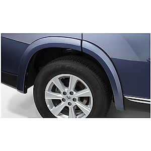 Bushwacker OE Style Factory Rear Fender Flares | 2-Piece Set, Black, Smooth Finish | 30030-02 | Fits 2011-2013 Toyota Highlander (Excludes Hybrid)