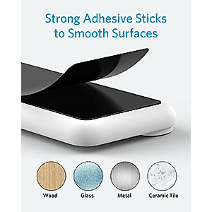 Anker Cable Management, Magnetic Cable Holder, Desktop Multipurpose Cord Keeper, 5 Clips for Lightning Cables, USB C Cables, Micro Cables, Other Wires, Sticks to Wood, Marble, Metal, Glass (White)