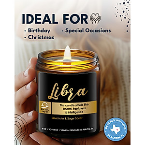 Libra Candle Zodiac, Libra Birthday Gifts for Women & Men, Gifts for A Libra Gifts for Women Zodiac Candles, Astrology Gifts for Women, Zodiac Gifts for Women, Zodiac Sign Gifts for Astrology Lovers