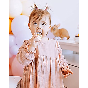 Jollybows 300pcs Baby Hair Ties Girls Elastic Hair Accessories Small Nylon Hair Bands for Toddler Infant Ponytail Holders 1" 30 Colors Mini Kids Hairband