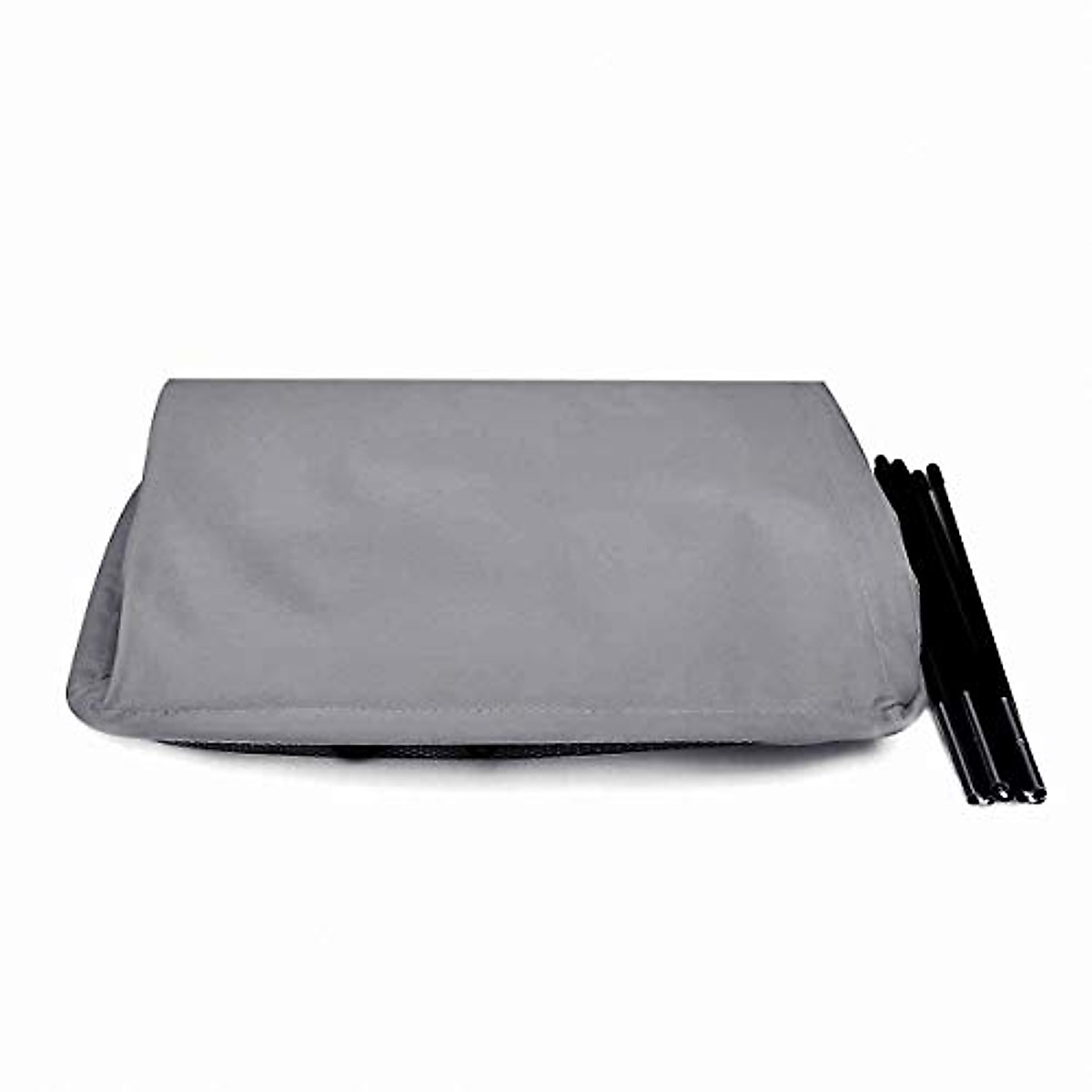 ZERO JET LAG 45L Large Slim Rolling On Wheels Laundry Hamper Basket Tall Dirty Clothes Hamper Clothes Storage Basket Standable Corner Handy Bin Hamper Basket 15×8×22" (22 Inches,Grey)