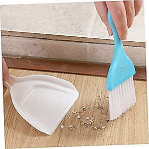 Healeved 2 Sets Household Supplies Broom Hand Kid Broom Cleaning Brush Tent Broom Cleaning Tools Dust Broom Mini Broom Cleaning Broom Keyboard Broom Dustpan Cleaning Dustpan