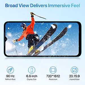 UMIDIGI Unlocked Cell Phone, G5 Android 13 Smartphones, 5000mAh 8+128GB/TF 1TB Expand, Ultra-Slim 6.6" Screen Unlocked Phones, 50MP AI Camera Fingerprint/Face Unlocked 4G Dual SIM Mobile Phones