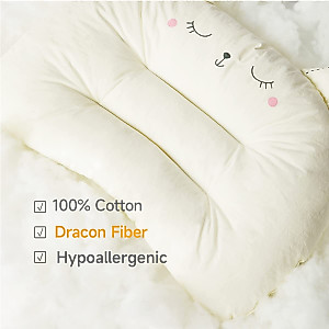 Choc chick Toddler Pillow,20X14inches Machine Washable Soft Hypoallergenic Kids Pillows,Child Cute Animal Perfect Toddler Pillows for Sleeping 2 Year Old (Cat)