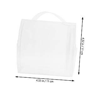 Didiseaon 10pcs Cake Boxes Cake Box Handles for Birthday Cupcake Bread Desserts Bakery Lightweight Sturdy Easy to Clean