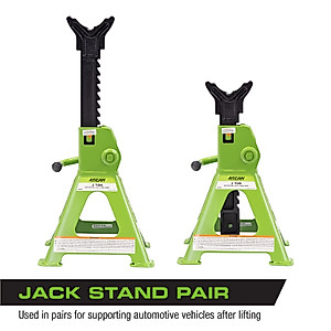 Arcan 3-Ton Steel Jack Stands (ALJS3)