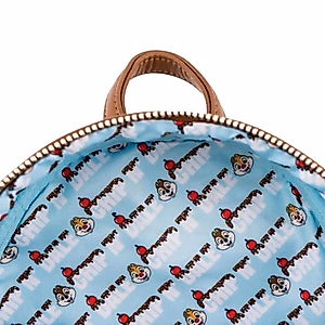 Loungefly Disney Chip and Dale Snackies All Over Print Womens Double Strap Shoulder Bag Purse