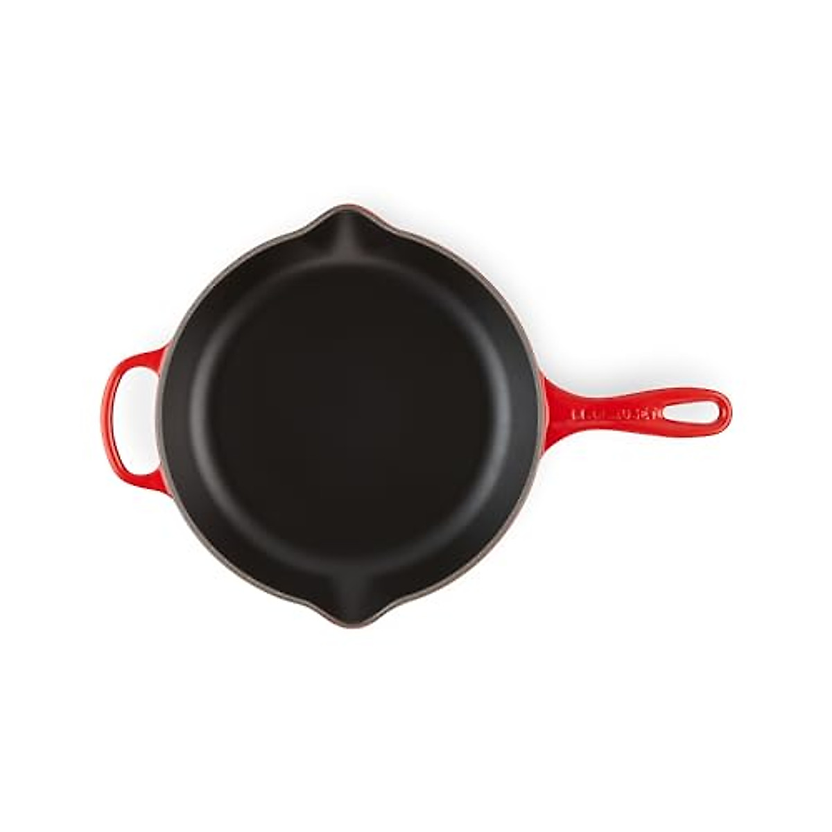 Le Creuset Enameled Cast Iron Signature Iron Handle Skillet, 10.25" (1-3/4 qt.), Cerise