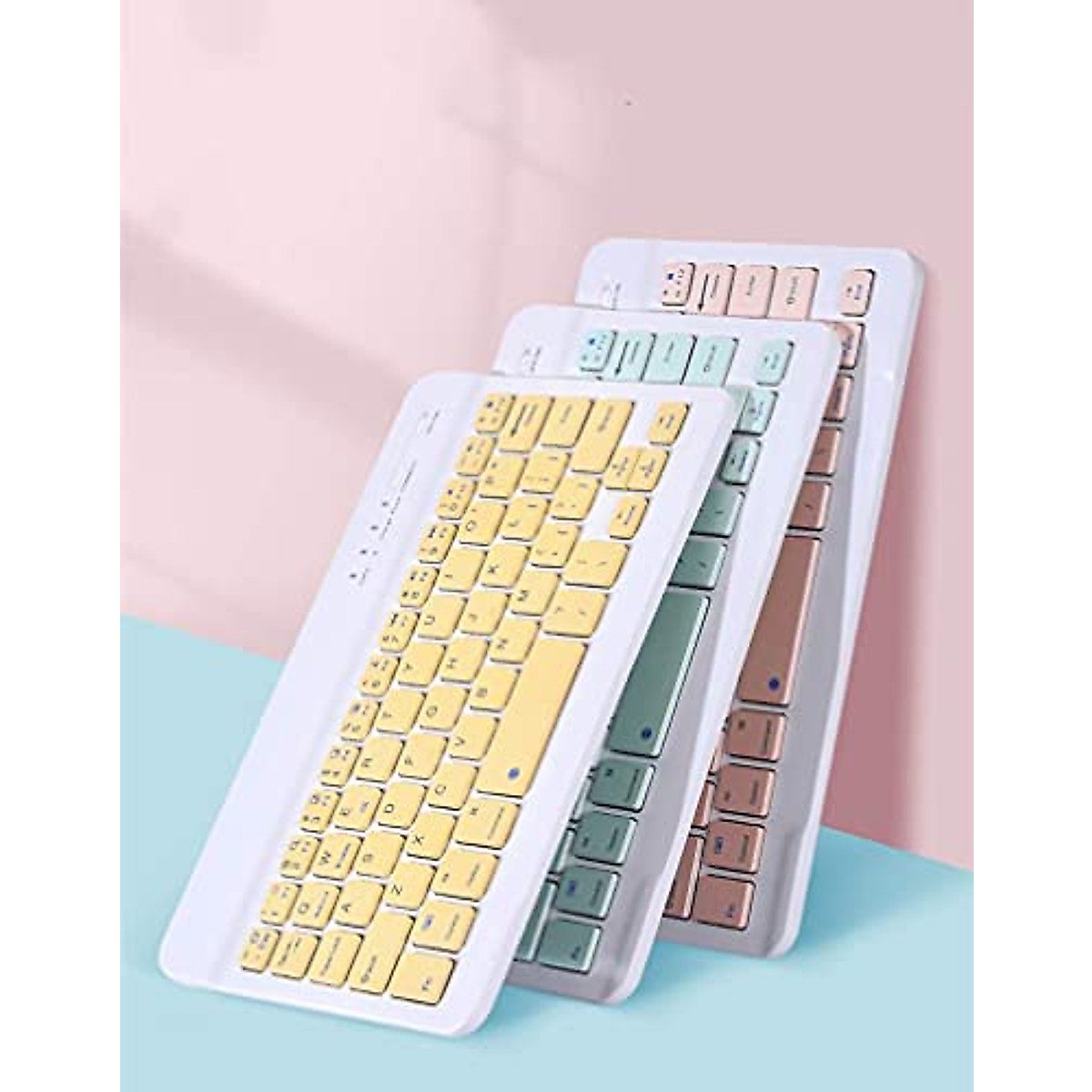 AnMengXinLing iPad Mini 6 (6th Generation) Keyboard Case with Mouse,iPad Mini 2021 Detachable Wireless Bluetooth Keyboard Pencil Holder Slim Leather Smart Cover (iPad Mini 6(8.3 inch), Purple)