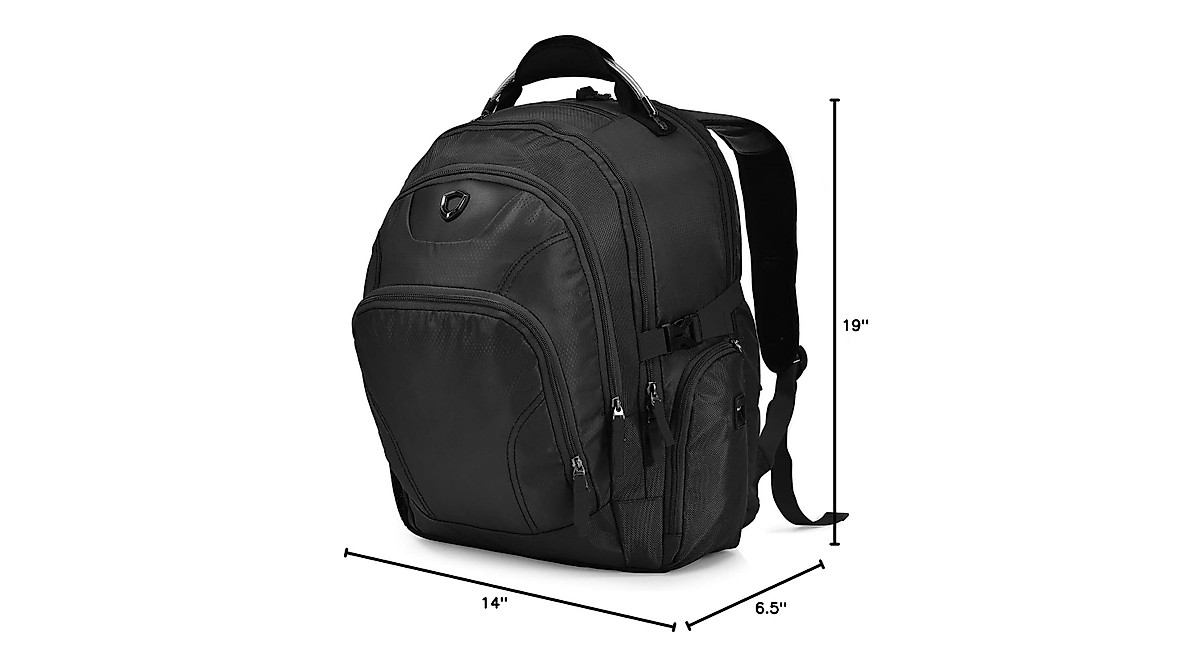 Traveler's Choice Hollin's Trek 19-inch Backpack - Durable & Tech-Ready