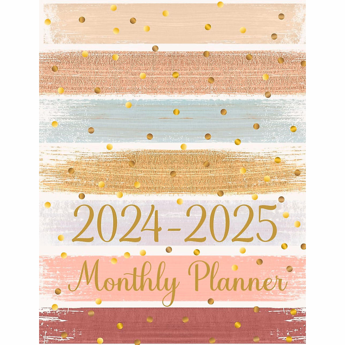 2024-2025 Monthly Planner: Two year Agenda Calendar with Holidays and Inspirational Quotes large organizer and Schedule 8.5x11