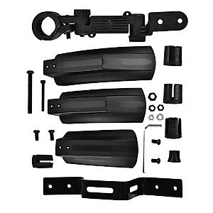 Haosie Bike Front/Rear Fenders Kit, Quick Release Bike Mud Guard, Fat Tire Bike Fenders for MTB Mountain Road Bike Outdoor Cycling