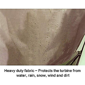 Turbine Roof Vent Cover,Turbine Ventilator Protector Shield 20"x20"inches(51cm*51cm) Waterproof Oxford Tarps Adjustable Drawstring Design (1 Pack 20‘’X20'')