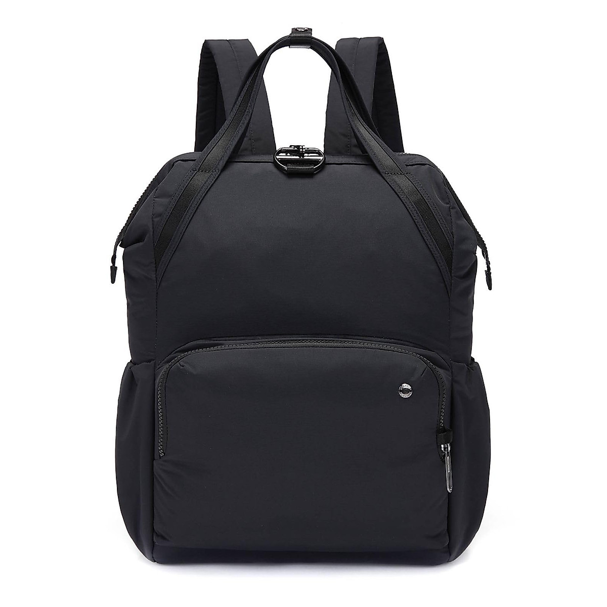 Pacsafe Women's Citysafe CX 17L Anti Theft Backpack-Fits 16 inch MacBook Pro, Econyl Black, One Size