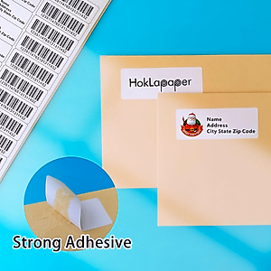 HokLapaper 1" x 2-5/8" Mailing Address Labels,15,000 Sticker Labels(500 Sheets),White Blank Labels for Laser/Inkjet Printer,Permanent Adhesive FBA Labels