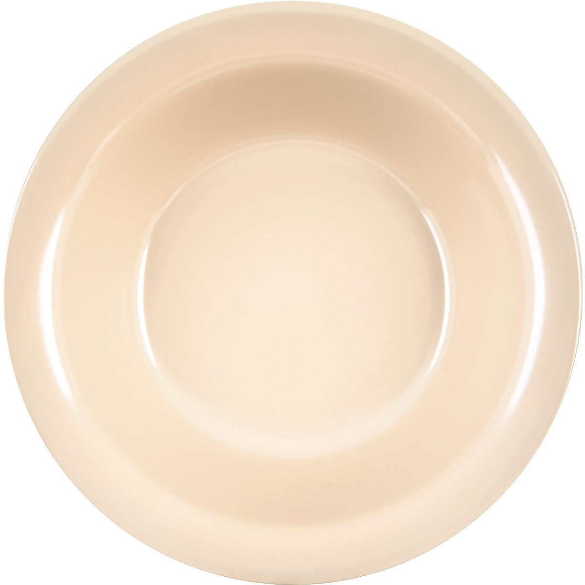 Carlisle FoodService Products Kingline Reusable Plastic Bowl Fruit Bowl for Home and Restaurant, Melamine, 5 Ounces, Tan, (Pack of 48)