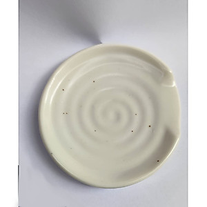 Ceramic Spoon Rest for kitchen, 3.9 Inches Spoon Holder for Stove Top, Coffee Spoon Rest, Spoon Cradle,Kitchen Accessories for Utensils-1