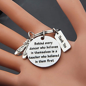 MAOFAED Dance Teacher Gift Cheer Coach Gift Dance Team Gift Dance Teacher Appreciation Gift (Dance Teacher)