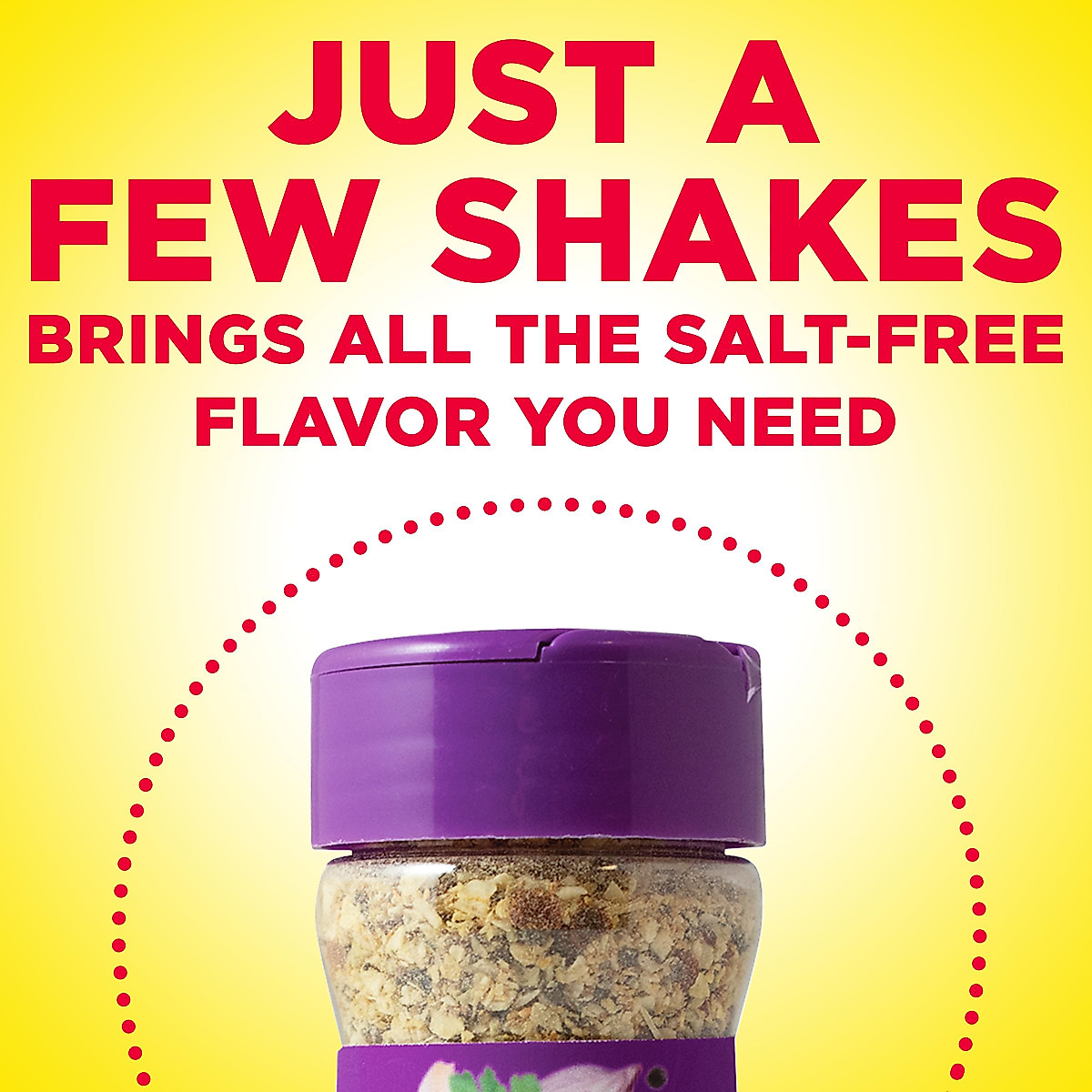 Dash Salt-Free Seasoning Blend, Onion & Herb, 2.5 Ounce (Pack of 8)