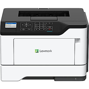 Lexmark 36S0300 MS521dn Compact Laser Printer, Monochrome, Networking, Duplex Printing (Renewed)