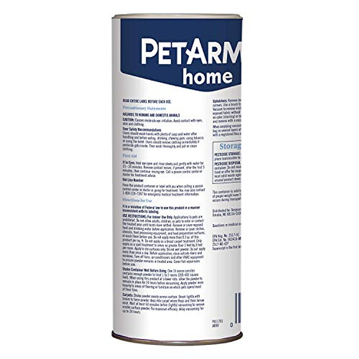 PETARMOR Home Carpet Powder for Fleas and Ticks, Protect Your Home From Fleas and Deodorizes Carpets, 16 Ounce