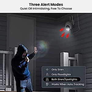 ieGeek Security Camera Outdoor with Spotlight 1080P HD Full Color Night Vision Video Surveillance Camera, Wireless WiFi Smart Home Cameras 360°PTZ with Motion Detection, Alerts, 2 Way Audio, IP65…