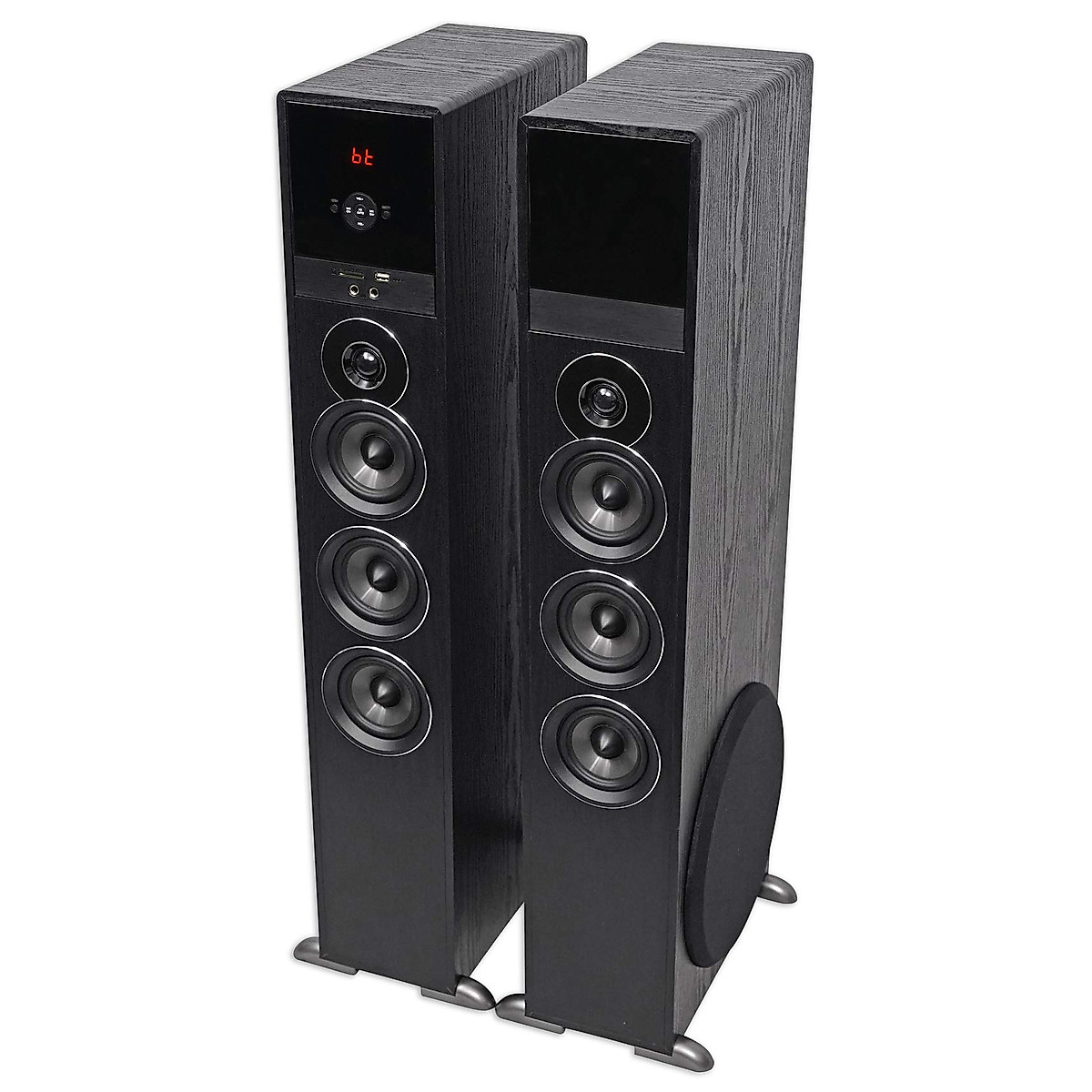 Rockville All-in-one Bluetooth Home Theater/Karaoke Machine System w/(2) Mics