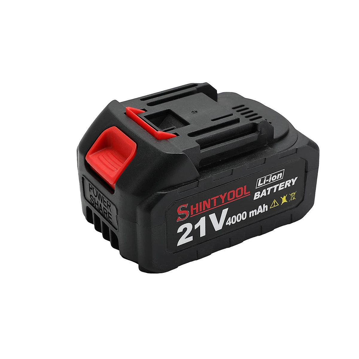 SHINTYOOL 21v Lithium Battery - 4.0 Ah Battery with Charger Adapter Led Indicator Compatible with Leaf Blower