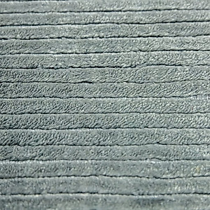 Westside Market India Stripes Gray Rug Handmade Area Rug 100% Wool, 6'0'' x 8'10''