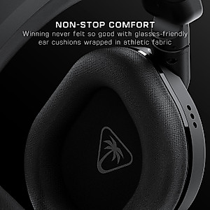 Turtle Beach Stealth 600 Wireless Multiplatform Amplified Gaming Headset for PC, PS5, PS4, & Mobile – Bluetooth, 80-Hr Battery, Noise-Cancelling Flip-to-Mute Mic, Waves 3D Audio –Black