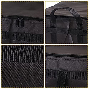 DIOMMELL Large Capacity Insulated Food Delivery Bag, Reusable Grocery Warming Tote Insulation Bag for Hot and Cold Food Beverages Postmates Catering Shopping Groceries Picnic Camping