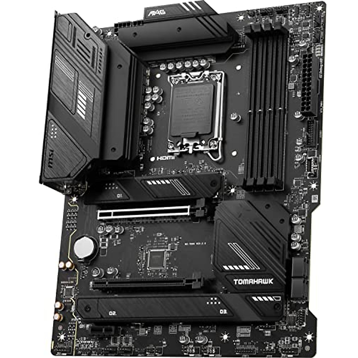 MSI MAG B760 Tomahawk WiFi Gaming Motherboard (Supports 12th/13th Gen Intel Processors, LGA 1700, DDR5, PCIe 5.0, M.2, 2.5Gbps LAN, USB 3.2 Gen2, Wi-Fi 6E, ATX)