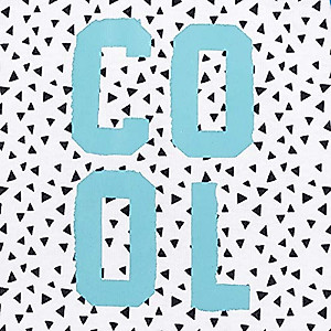 Lamaze Baby Boys' Super Combed Natural Romper, 1 Piece Coverall, Sleeveless Jumpsuit with Shorts, 2 Pack, Cool Blue and Black Pineapples, 6 Months