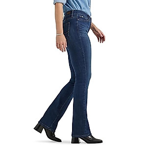 Lee Women's Ultra Lux Comfort with Flex Motion Bootcut Jean Royal Chakra 18 Medium