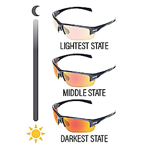 Global Vision Eyewear GTR Hercules 7 24 Anti-Fog Sunglasses Photochromic G-Tech Red Lens