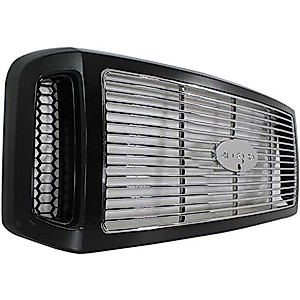 Evan Fischer Grille Assembly Compatible with 2005-2007 Ford F-250 Super Duty, 2005-2007 F-350 Super Duty, 2005 Excursion & 2005-2007 F-450 Super Duty - FO1200458