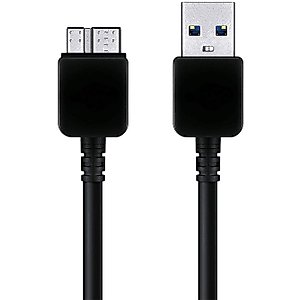 Kircuit USB Cable for Seagate SRD0SP0 1DXAP3-500 3TB External Desktop Hard Drive Disk
