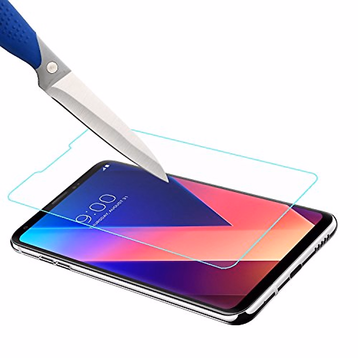 Mr.Shield [3-PACK] Designed For LG G7 ThinQ [Tempered Glass] Screen Protector [Japan Glass With 9H Hardness] with Lifetime Replacement