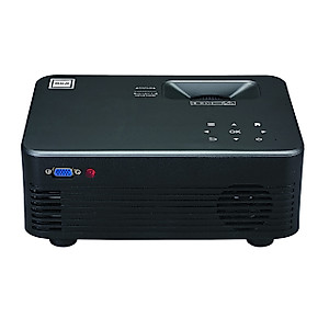 RCA Roku Smart Home Theater Projector - Stream Netflix, Prime Video, Hulu, Disney+, Apple TV+ and More - Portable Projector Compatible with TV, PC, HDMI, USB, VGA - Living Room/Backyard Projector