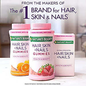 Biotin by Nature's Bounty, Vitamin Supplement, Supports Metabolism for Cellular Energy and Healthy Hair, Skin, and Nails, 5000 mcg, 60 Quick Dissolve Tablets