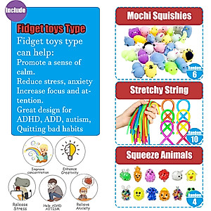 105 PCS Assortment Party Favors Toys for kids, Premium Mini Ctue Favors for All Ages kids Grils,Prize Box Toys,Goody Bag Fillers,pinata stuffers,Carnival Prizes for Boys and Girls 4-10