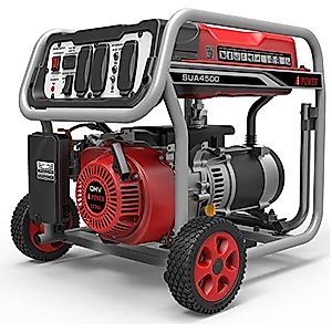 A-iPower SUA4500 4500 Watt Portable Generator Gas Powered Wheel Kit Included, EPA/CARB complied