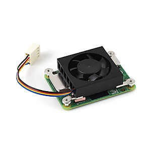 for Compute Module 4 3007 Cooling Fan 5V CPU Cooling Fan Cooler Radiator with Thermal Tapes, Low Noise, PWM Speed Adjustment