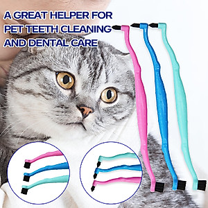 PenVinoo Dual Sided cat Toothbrush, Finger Toothbrush with Micro Head for Small to Large Dogs & Cats (Black, Small Round)