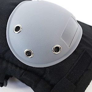 TILER Knee Pads for Work, Anti-Slip Collision Avoidance Kneepads for Men and Women with Comfortable Gel Cushion, Double Straps and Adjustable Clips for Construction, Gardening, Flooring 8129B-1