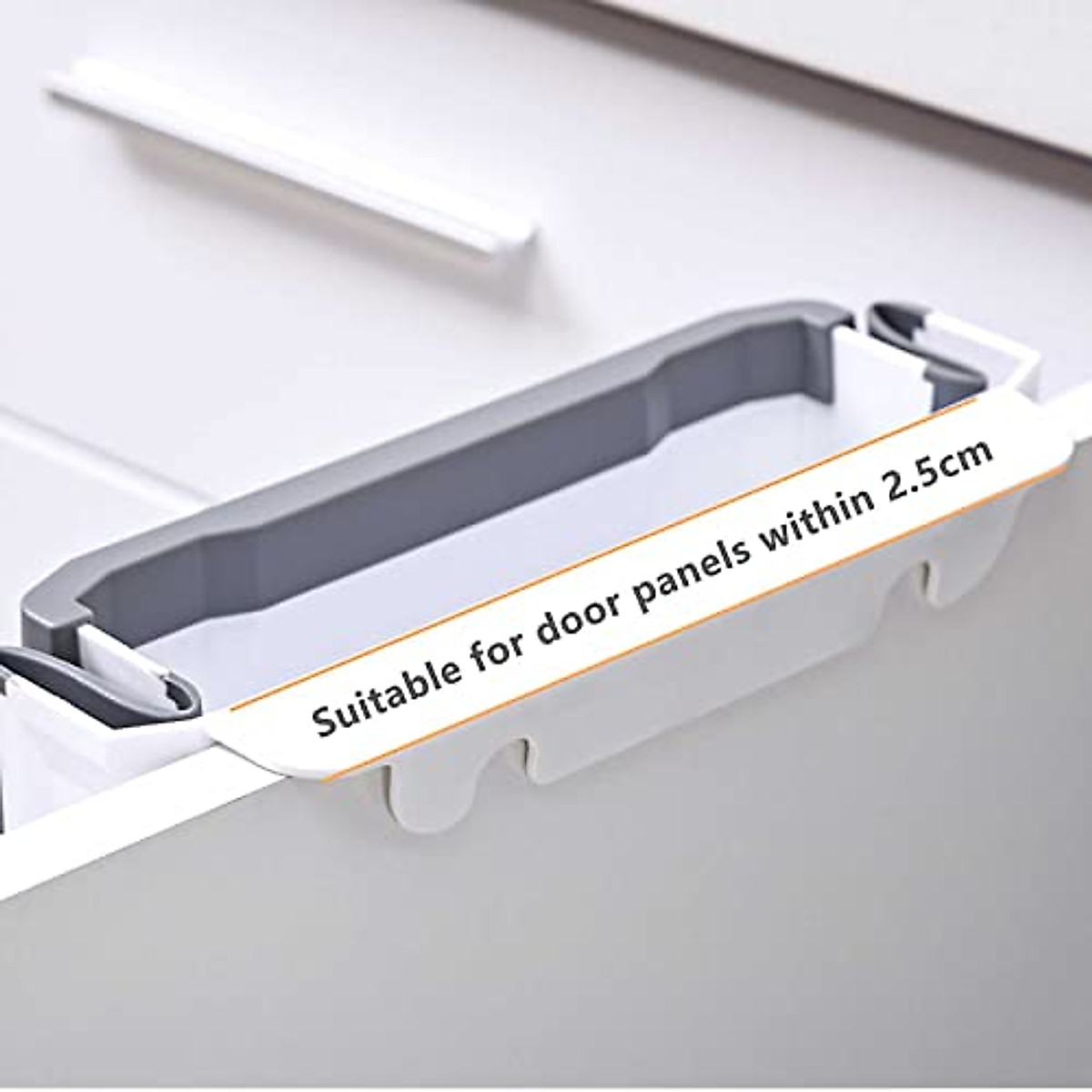 2Pack Hanging Trash Can | TOZSEN Compost Bin for Kitchen for Cabinet Car Bedroom Bathroom Kitchen Office Indoor Compost bin | 2.4 Gallon