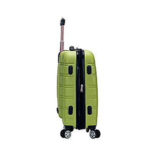 Rockland Melbourne Hardside Expandable Spinner Wheel Luggage, Lime, Carry-On 20-Inch