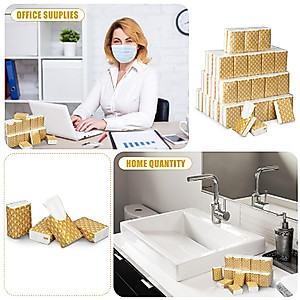 Therwen 100 Pack Pocket Tissues Travel Packs Bulk 1000 Sheet Mini Tissues Bulk 3 Ply Small Travel Size Paper Individual Pocket Size