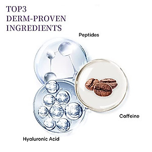 purifine Eye Cream for Wrinkles and Fine Lines Microcurrent Massage Anti-wrinkle Eye Cream Anti Aging 0.5 fl oz